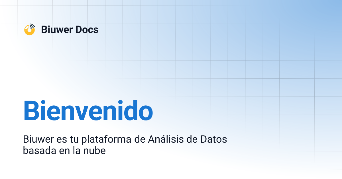Bienvenido | Biuwer Docs