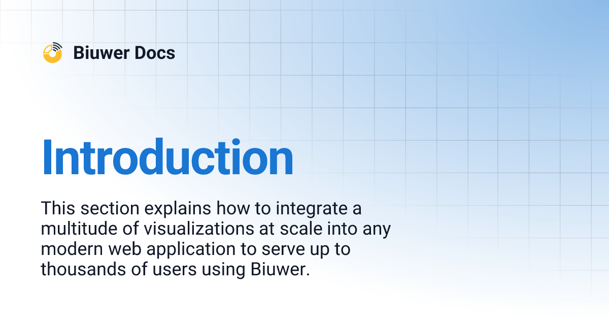 Introduction | Biuwer Docs